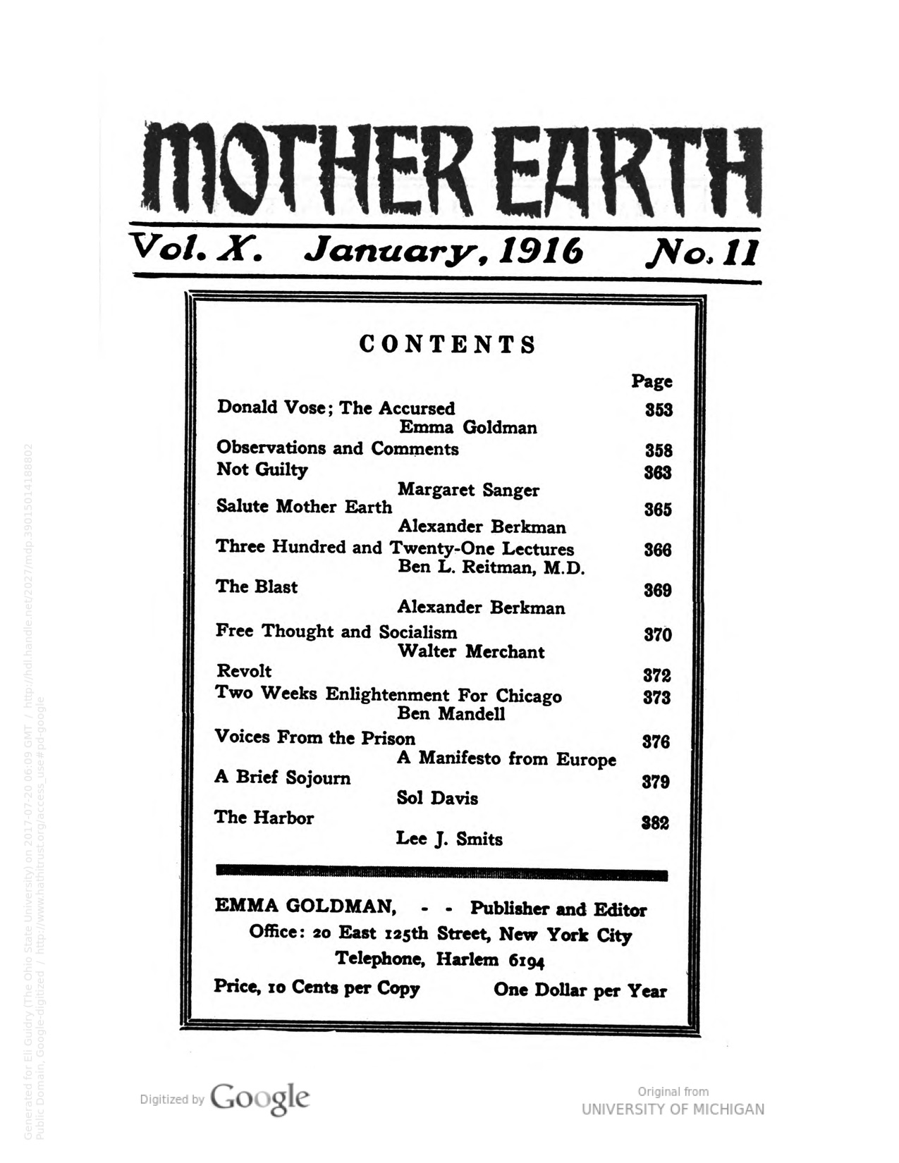 Volume 10 Issue 11 | libcom.org